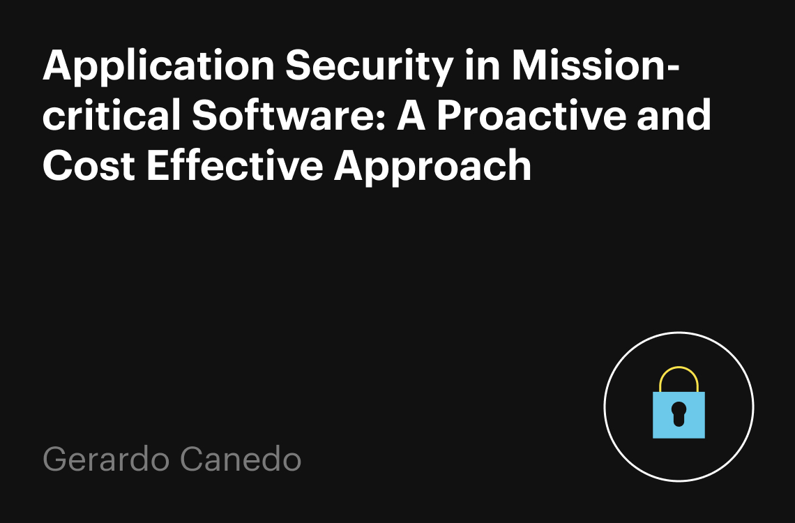 Mission Critical Systems